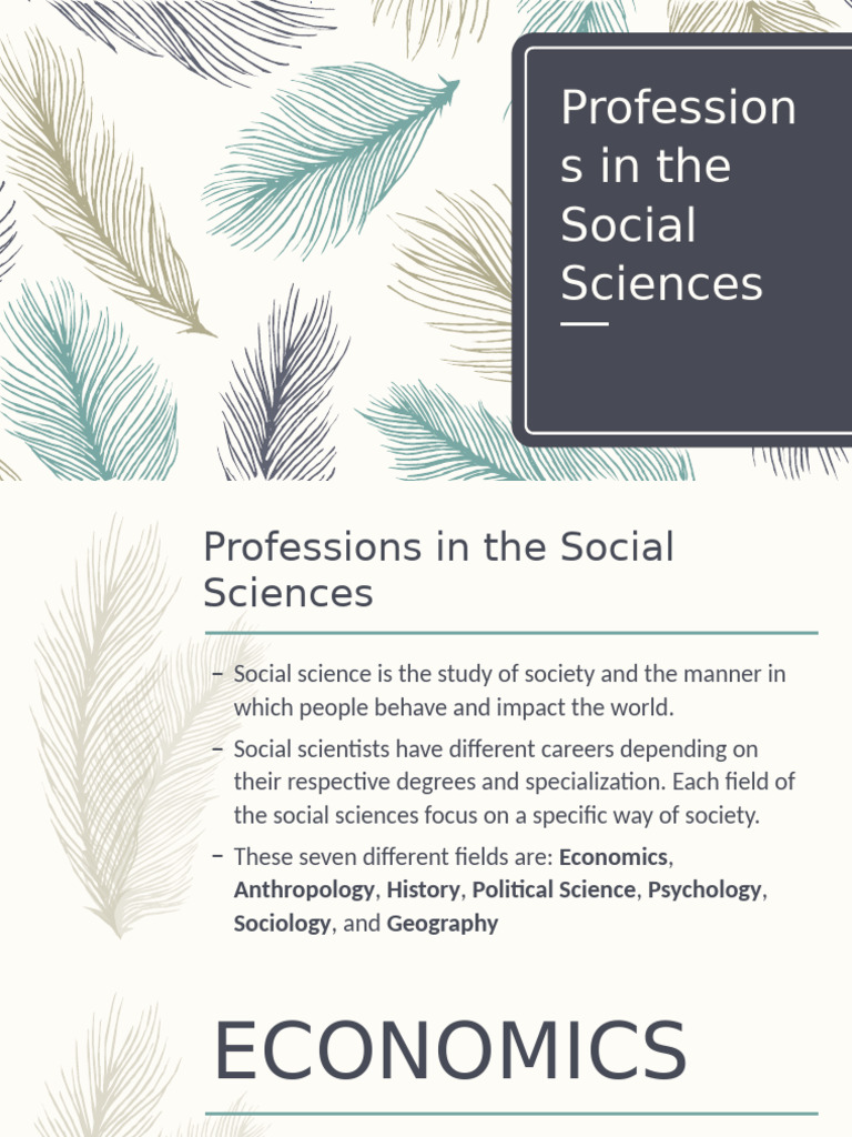 Careers in Social Sciences Explained | PDF | Sociology | Anthropology