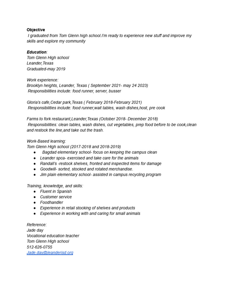 Education: Objective | PDF