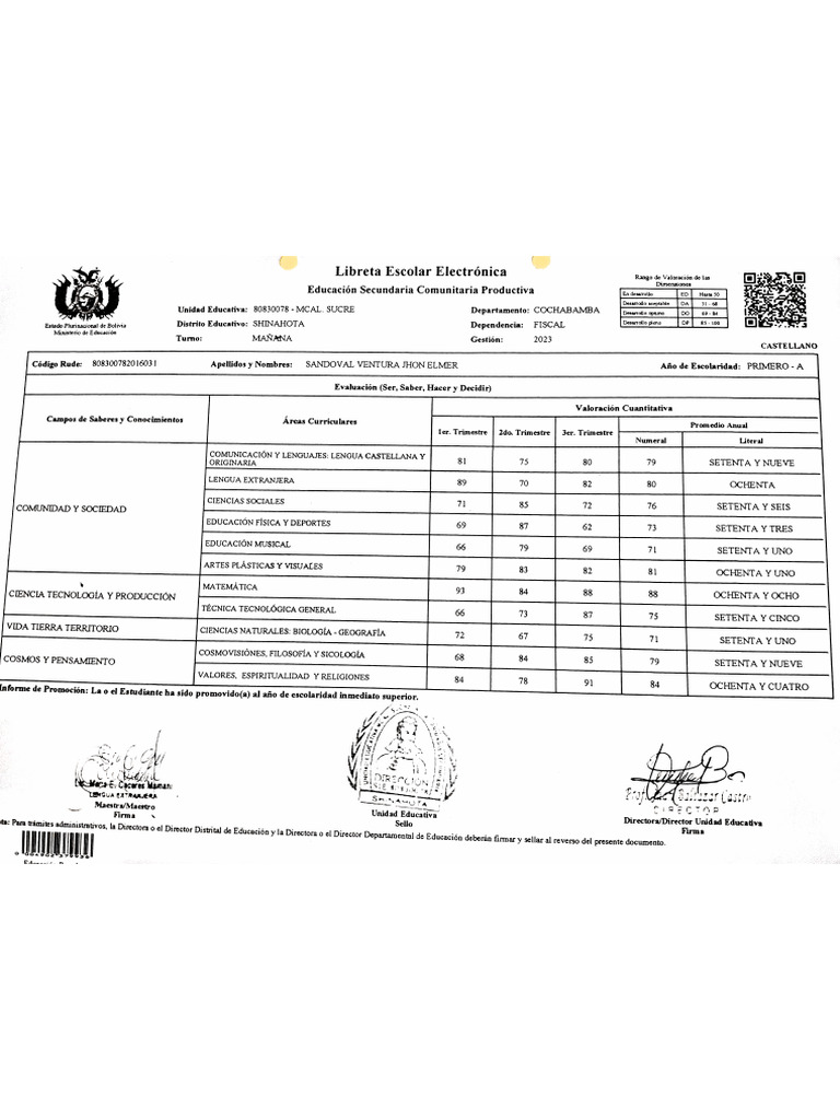LIBRETA ESCOLAR | PDF