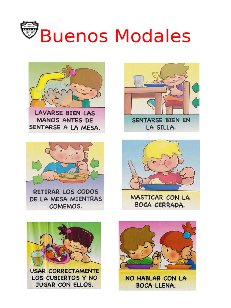Buenos Modales en La Mesa | PDF