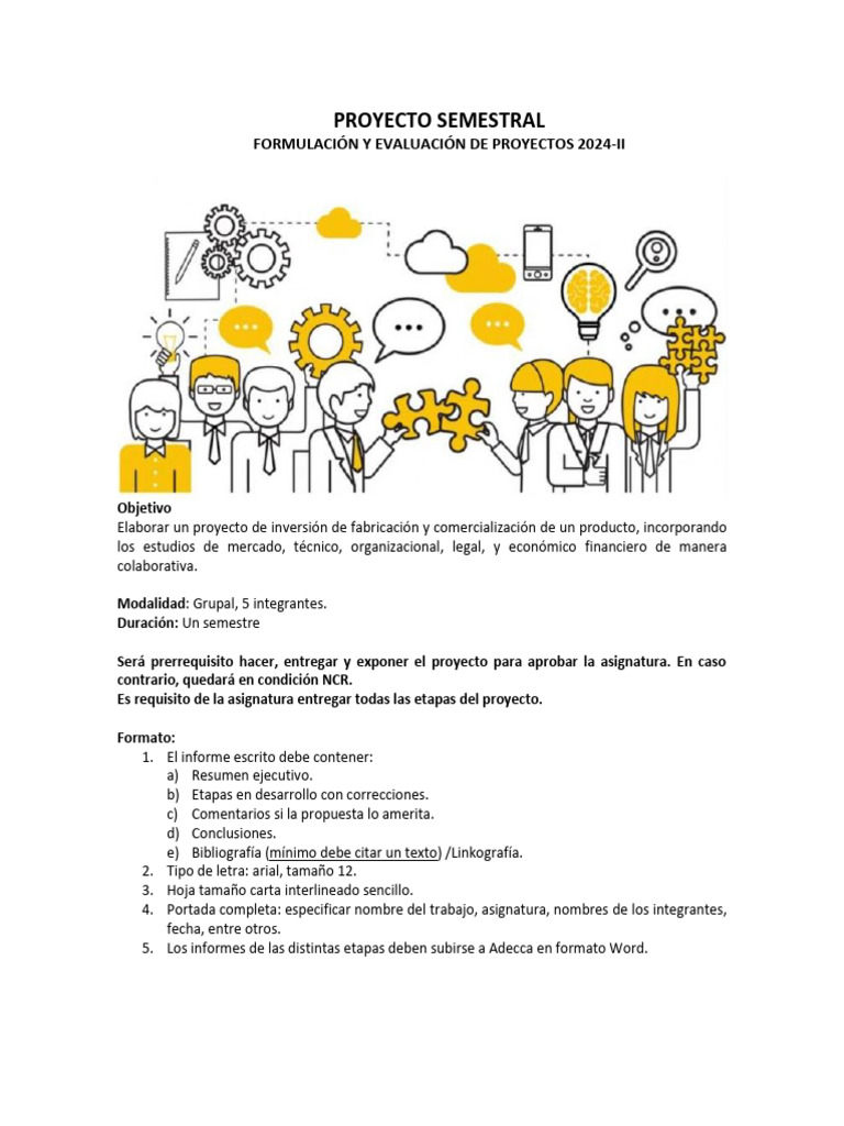 Proyecto Semestral Cpa 2024-2 | PDF | Mercado (economía) | Economias