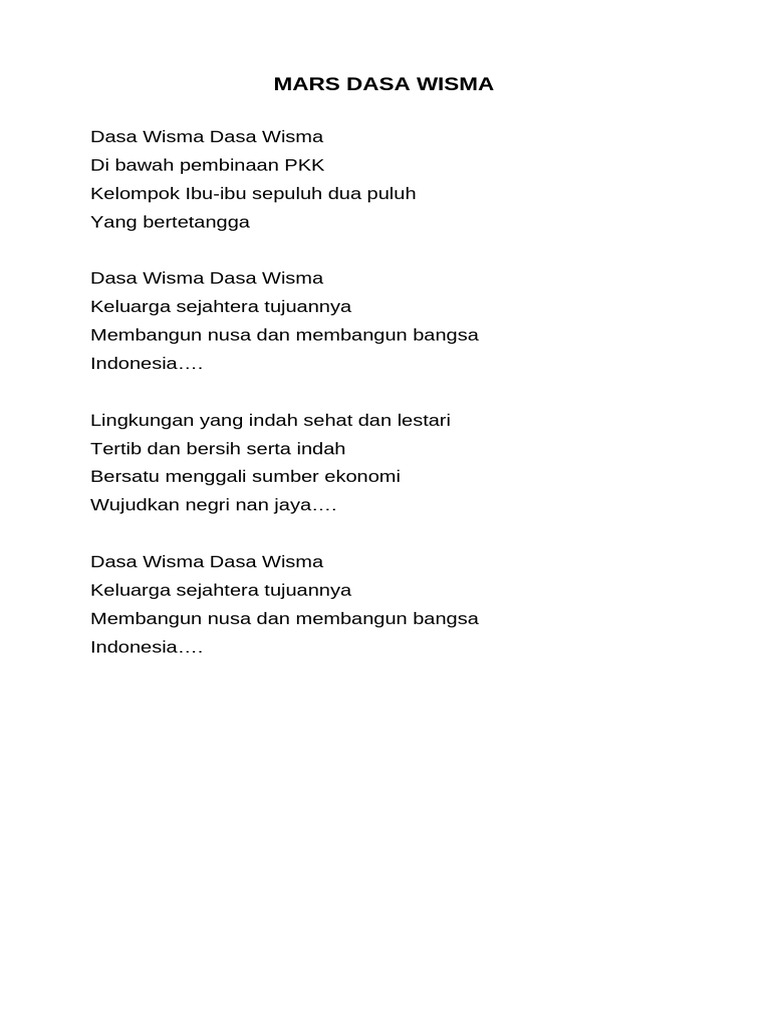 Mars Dasa Wisma | PDF