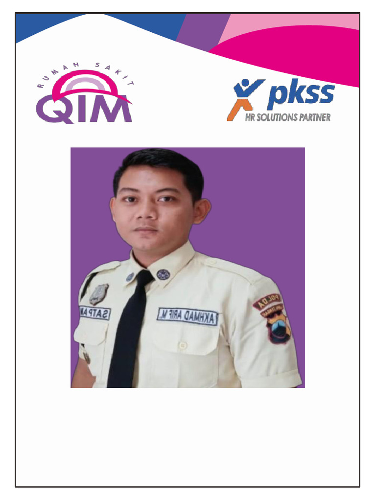 ID Card Pekerja PKSS Satpam dan CS | PDF