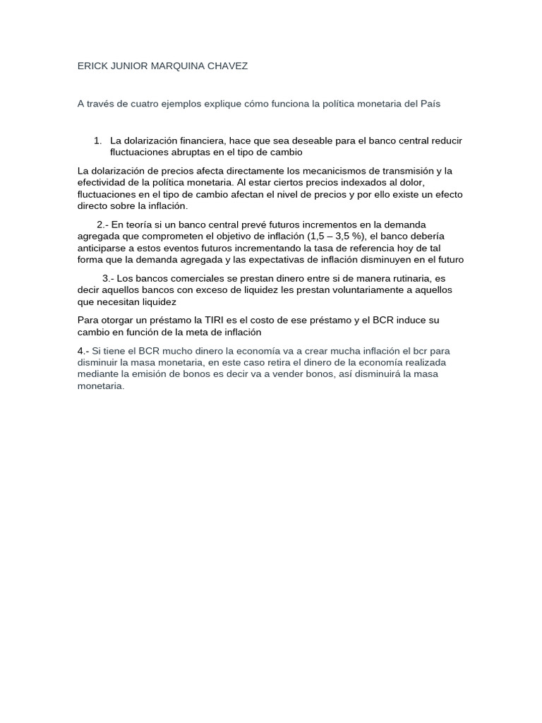 examen final de erick junior marquina chavez | PDF