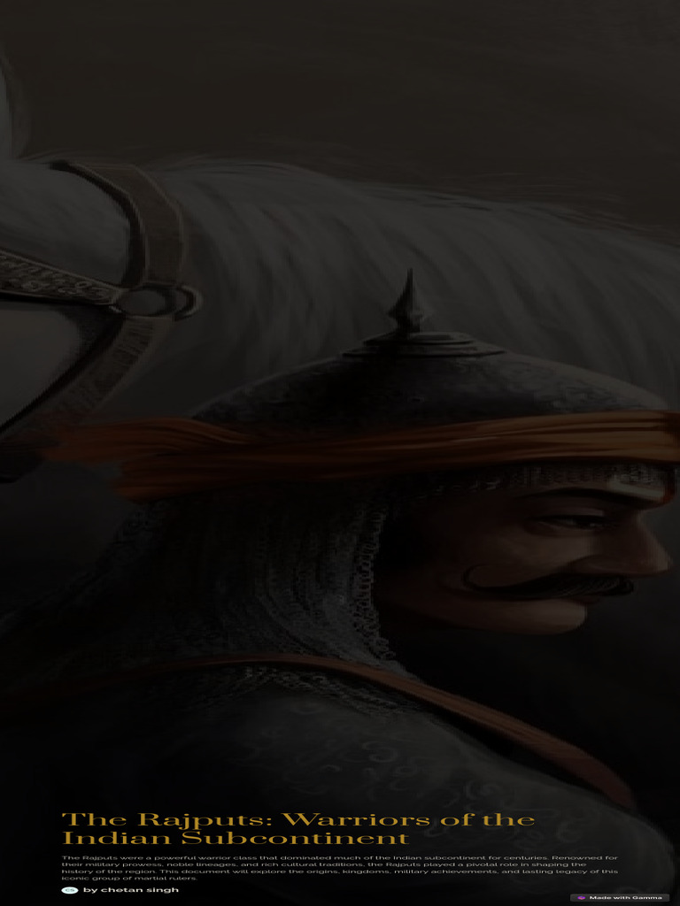 The Rajputs Warriors of The Indian Subcontinent | PDF | Mughal Empire