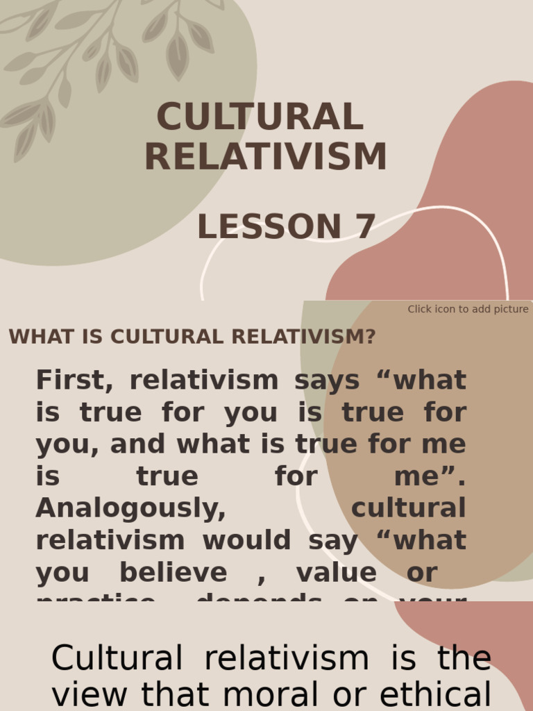 Cultural Relativism | PDF