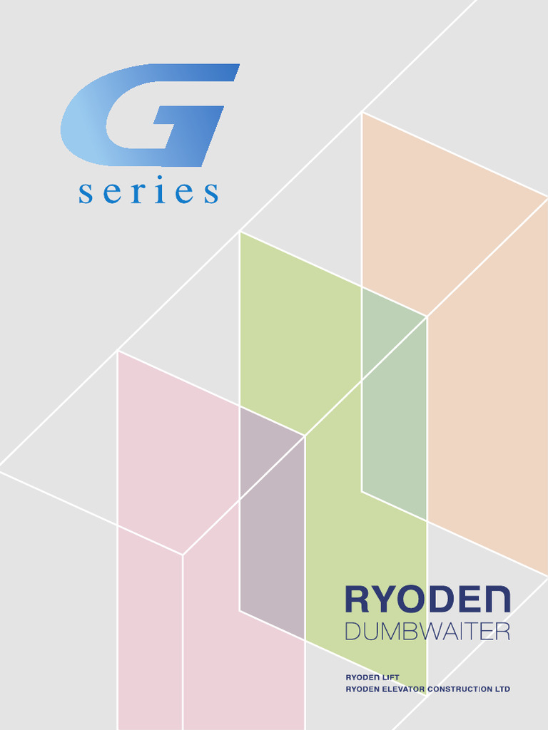 Ryoden Dumbwaiter G-Series | PDF | Elevator | Door