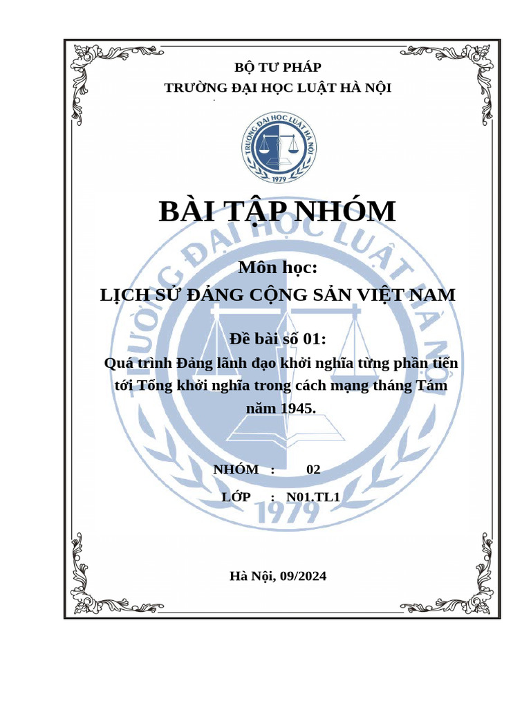 BTN LSĐVN Final | PDF