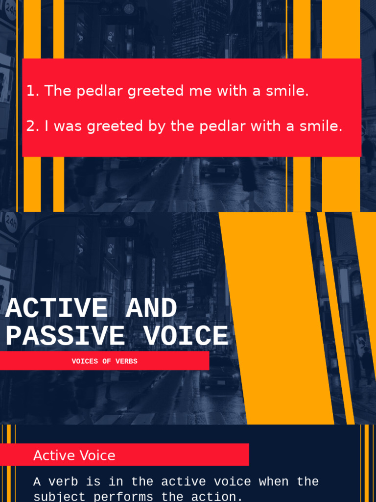 Active and Passive Voice | PDF | Verb | Grammar