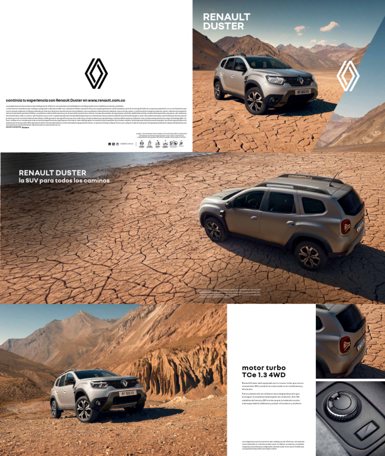 DUSTER-ebrochure | PDF | Tracción en las cuatro ruedas | Airbag
