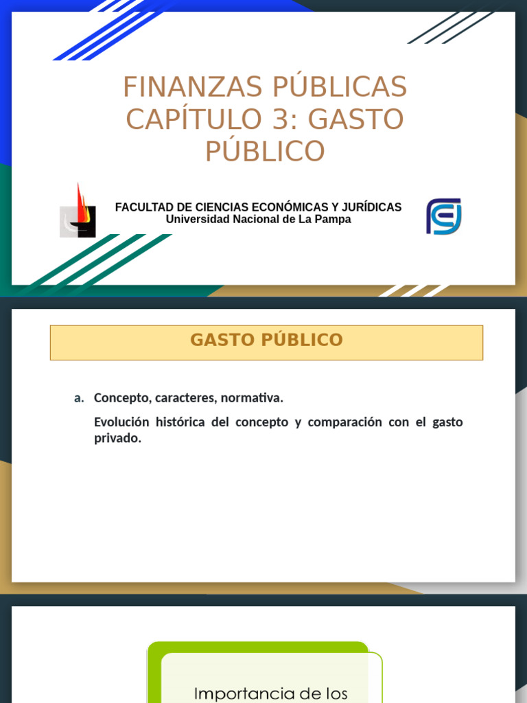 Conceptos y Clasificaciones del Gasto Público | PDF | Gastos ...