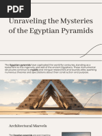 The Mystery of The Great Pyramids of Egypt | PDF | Egyptian Pyramids ...