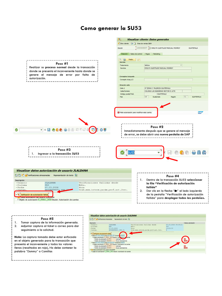 Como Generar La SU53: Paso #1 | PDF