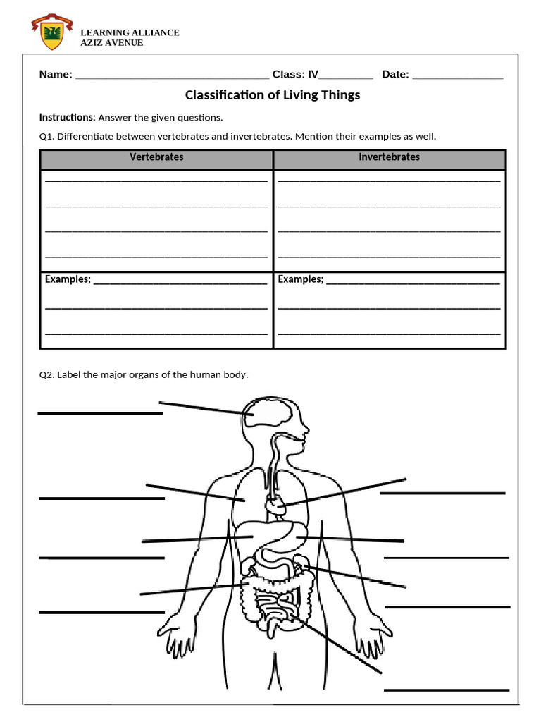 Classification of Living Things 4 - 1 | PDF