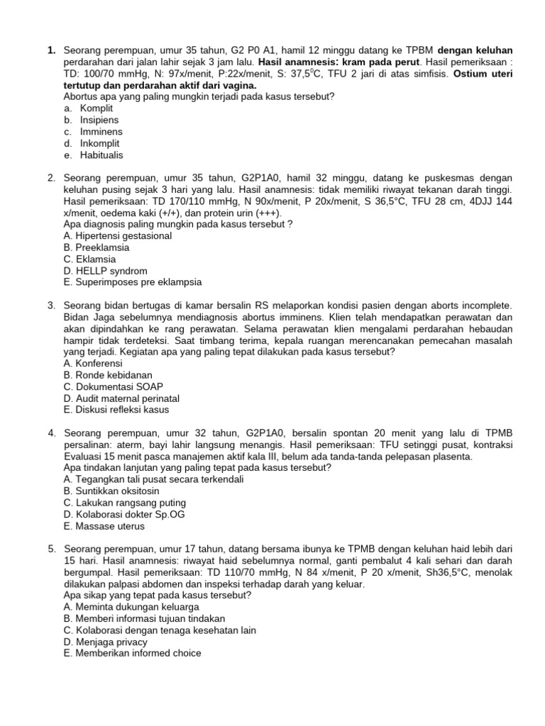 SOAL BUK_JUNI 2024 | PDF