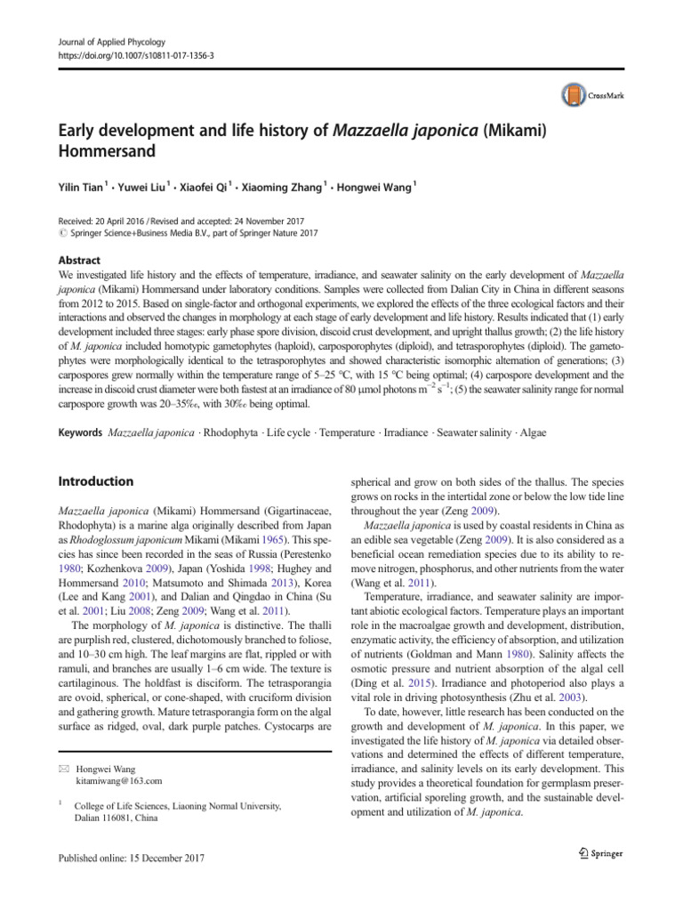 tian2017 | PDF | Reproduction