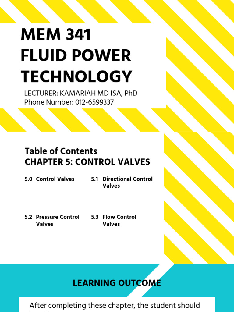 Chapter 5 | PDF | Valve | Hydraulics
