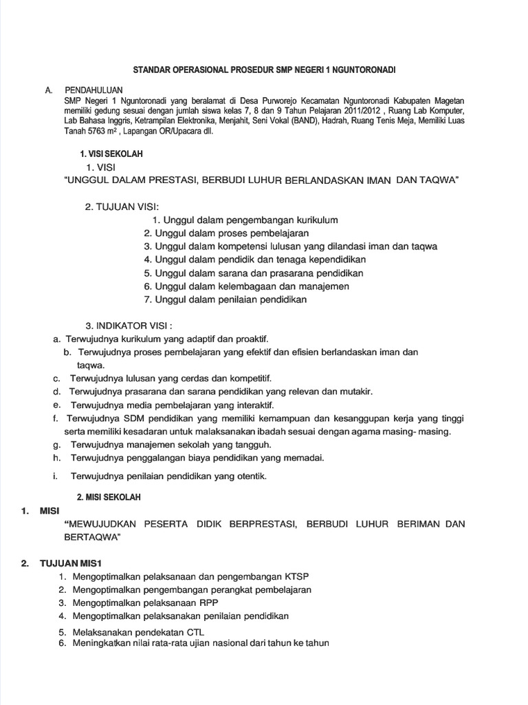 PDF Sop Smp Pendidikan Smp Compress | PDF