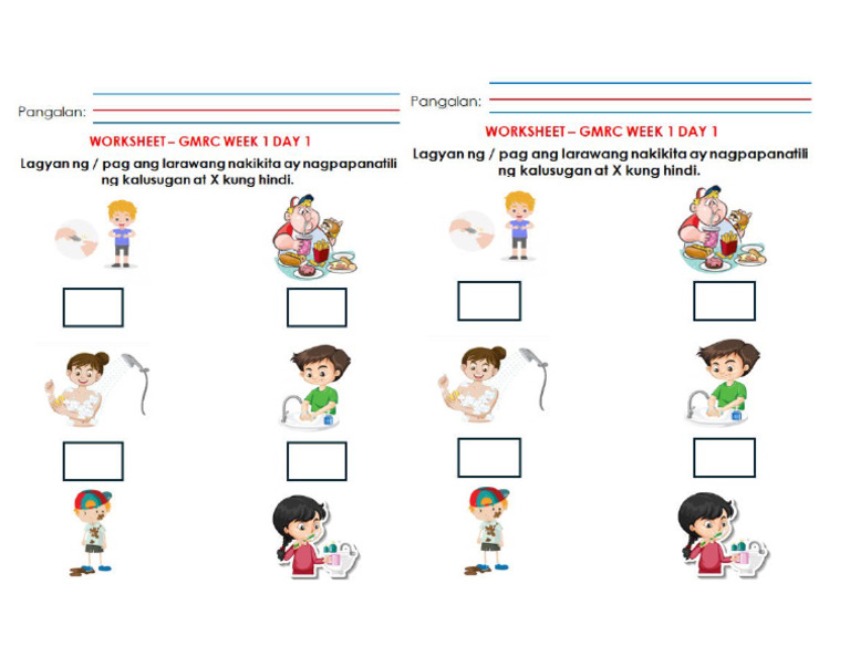 worsheet 1 | PDF
