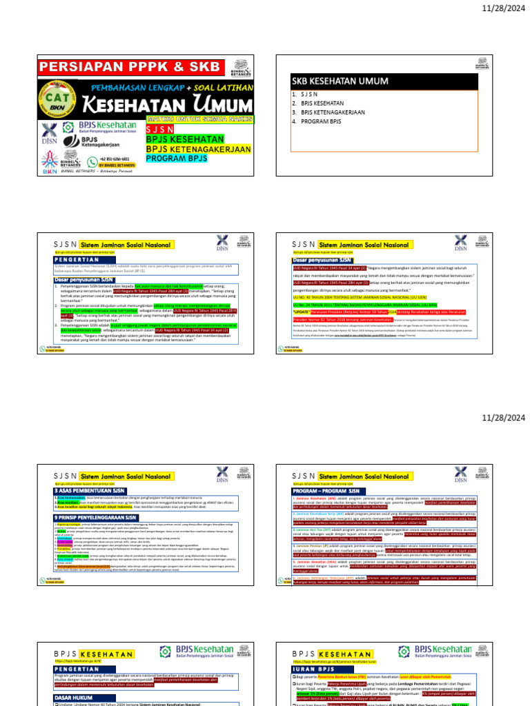 Materi Zoom (BPJS) | PDF