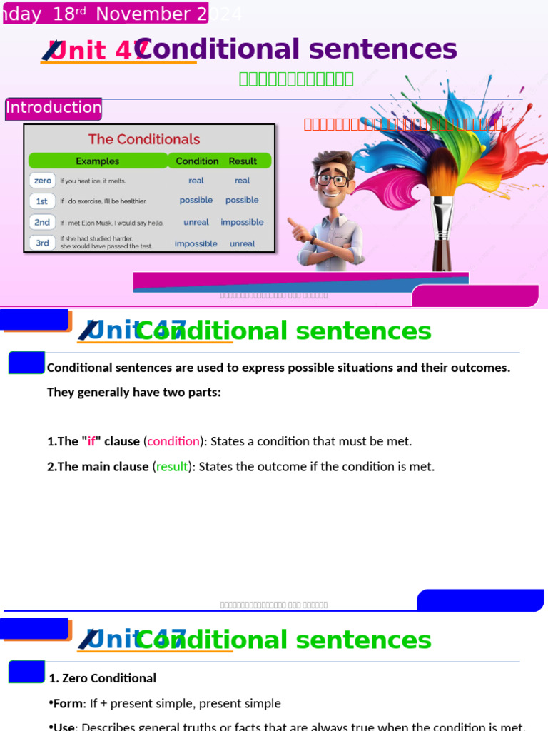Understanding Conditional Sentences | PDF