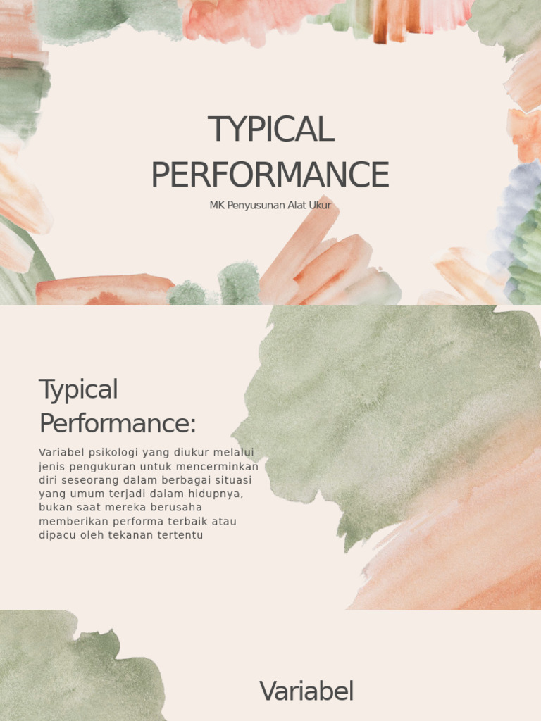 Typical Performance 2_TAMBAHAN MCS | PDF