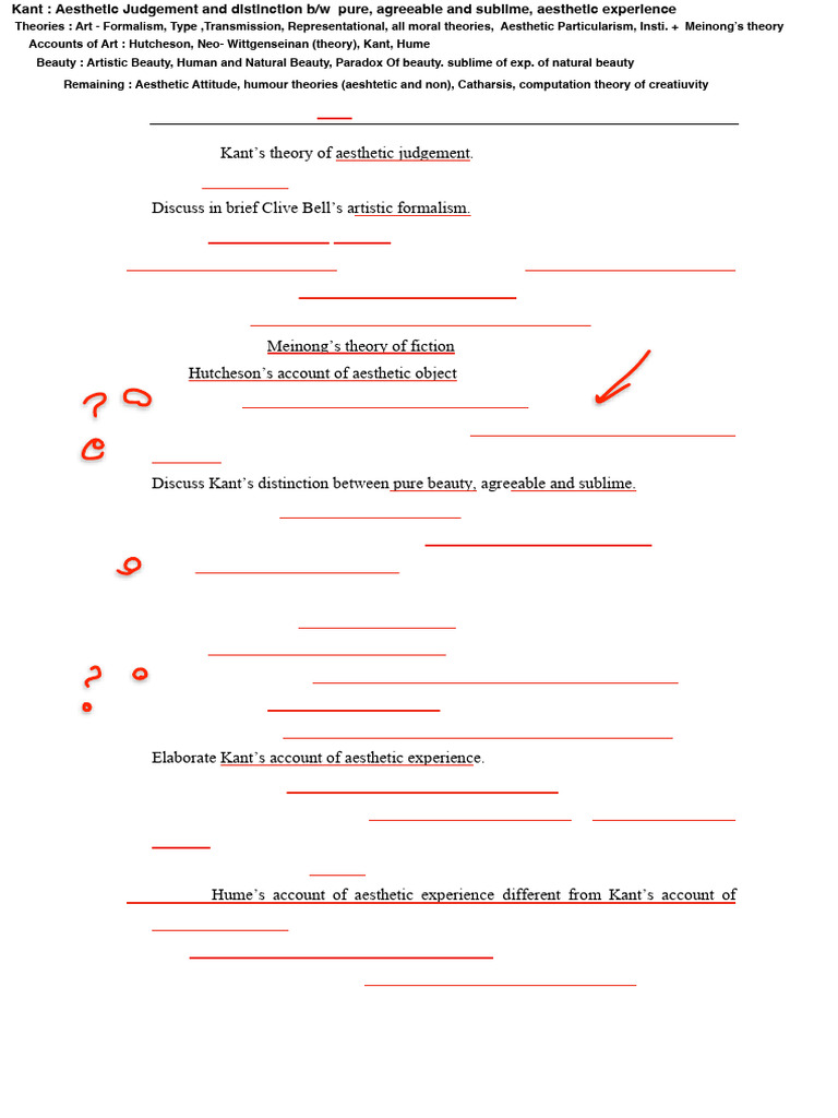 Ese Question Bank Pdf Aesthetics Beauty 2192