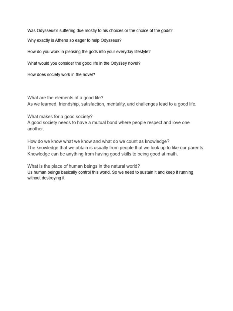 Harkness Discusion Notes | PDF