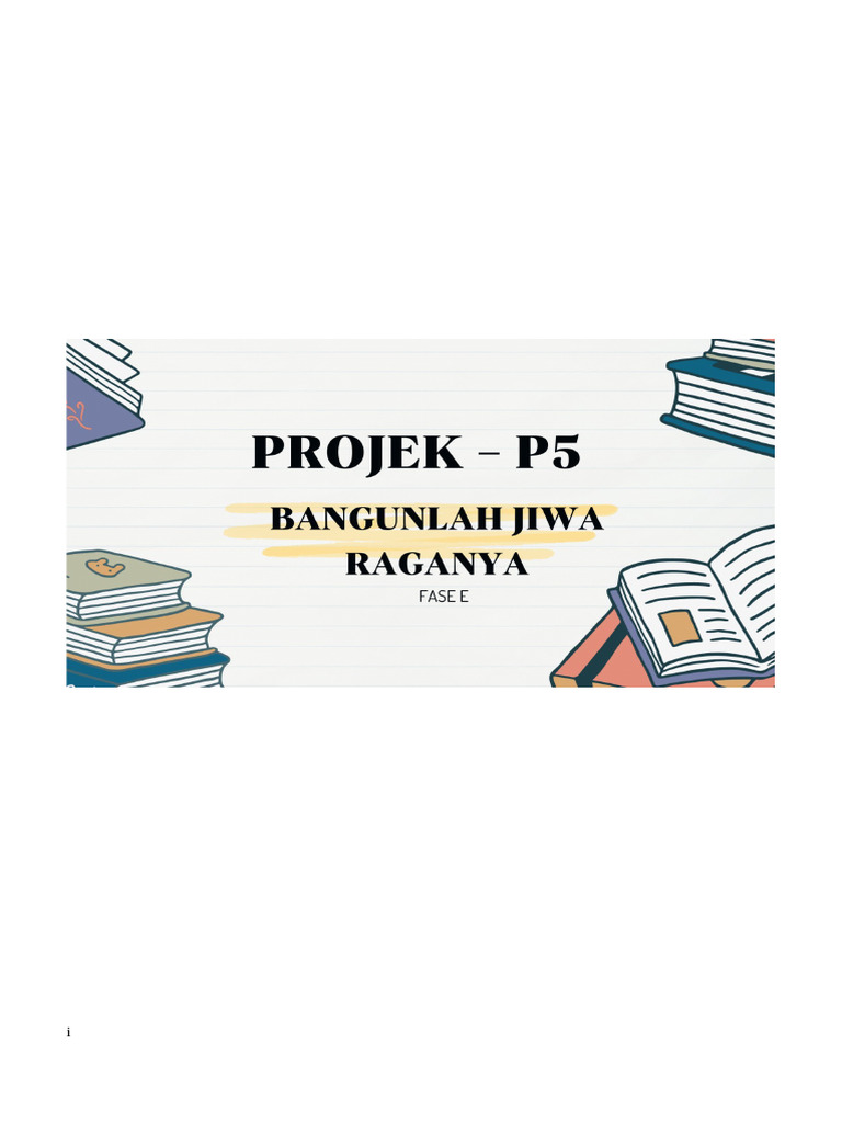 Modul-P5 Bangunlah Jiwa Dan Raganya | PDF