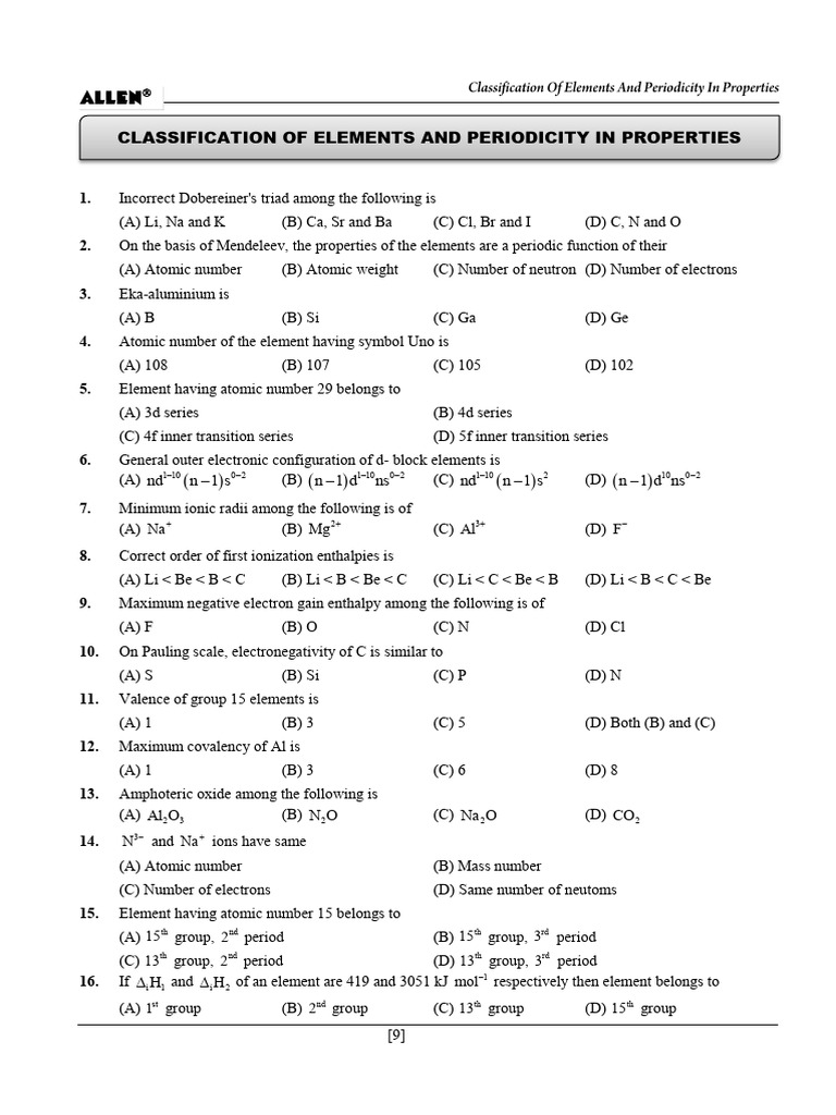 Chemistry - Ncert Neet Review Module - 2024-25 | PDF | Redox | Iodine