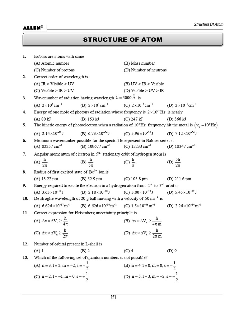 Chemistry - Ncert Neet Review Module - 2024!25!1 | PDF | Electron ...