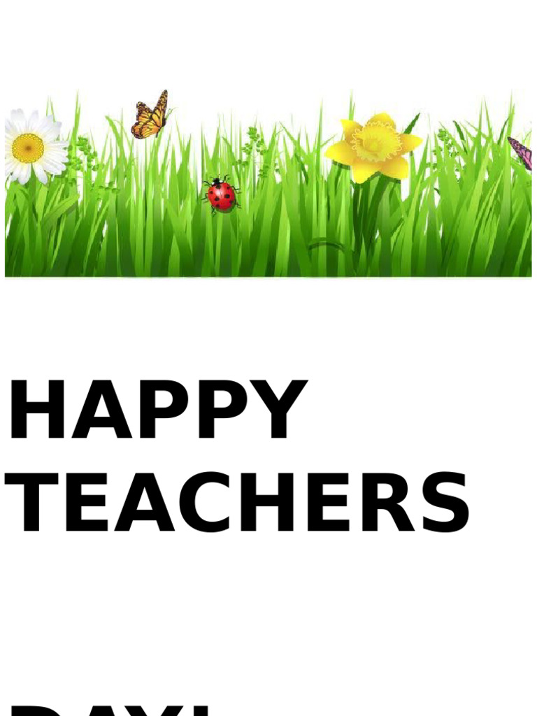 Happy Teachers Day | PDF