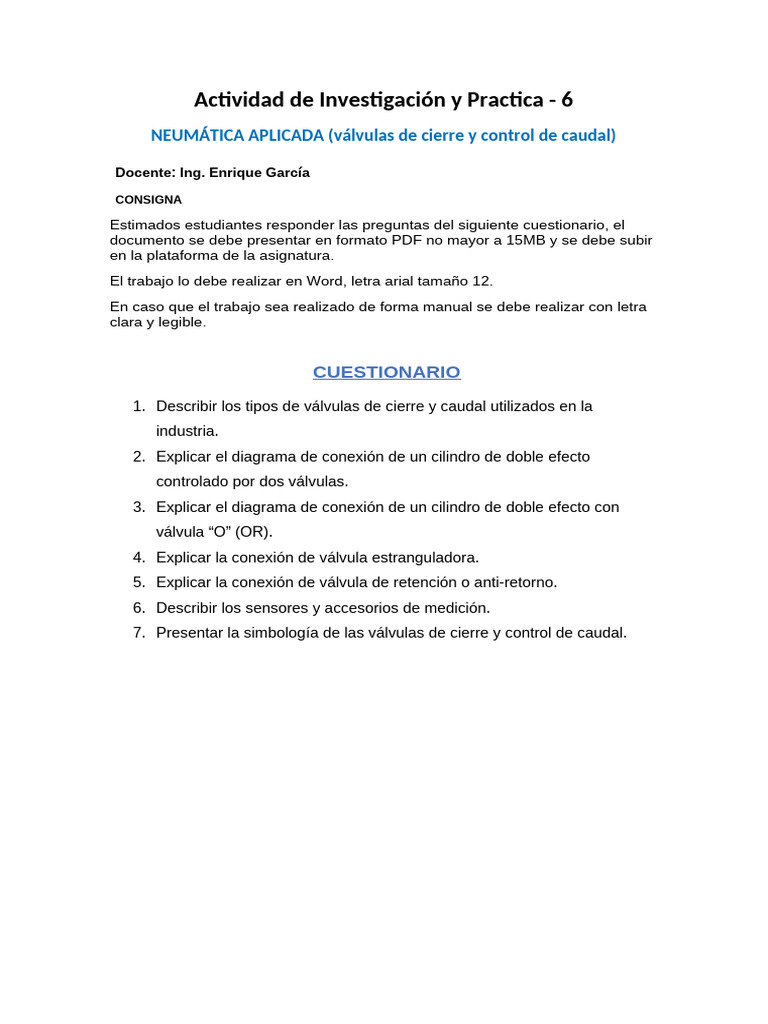 Activida de Investigación y Practica | PDF