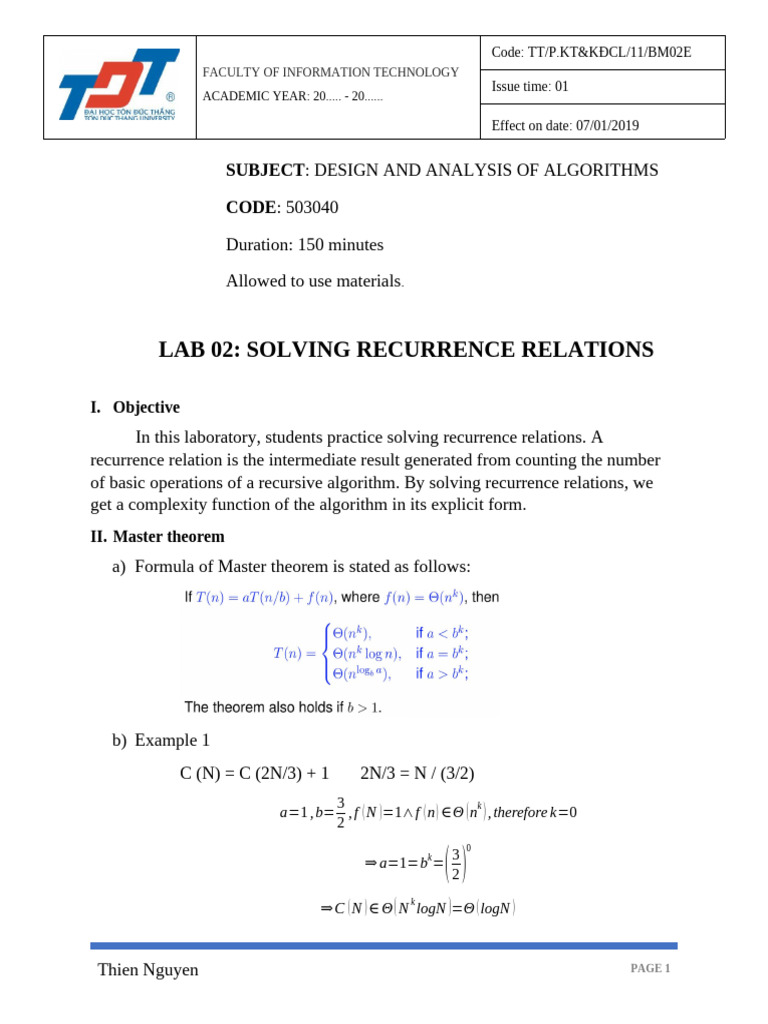 Lab02 | PDF | Theory Of Computation | Algorithms