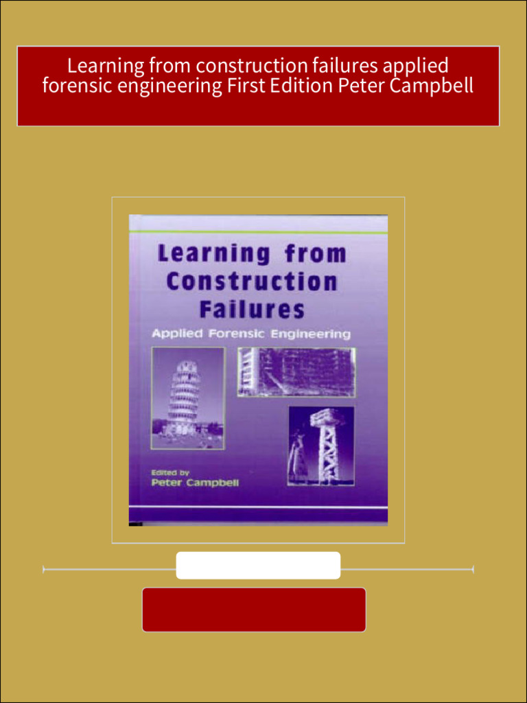 Full download Learning from construction failures applied forensic ... Full download Learning from construction failures applied forensic ...