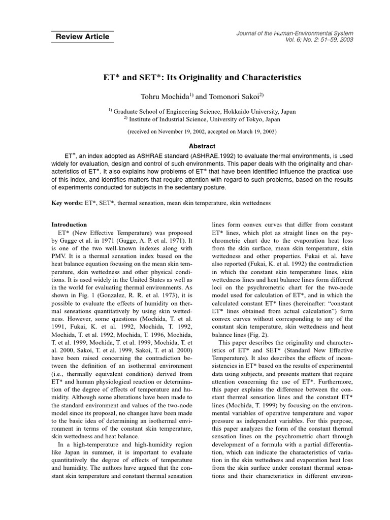 et & set | PDF | Humidity | Heat Transfer