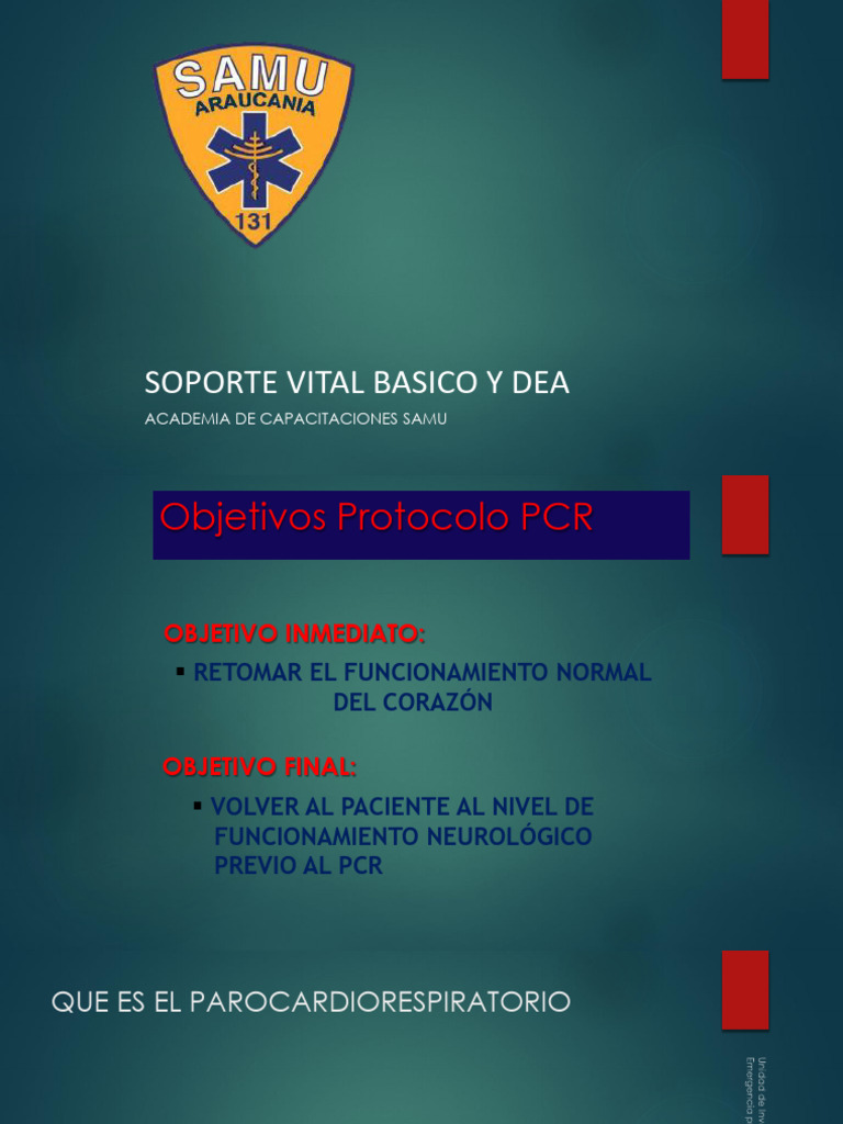 RCP Adulto y DEA-1 | PDF | Reanimación cardiopulmonar | Procedimientos médicos