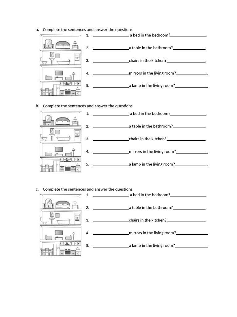 Yes No Questions With Is There Practice | PDF