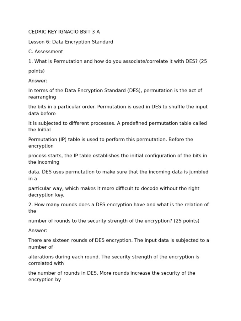 assesment 6 | PDF | Encryption | Computer Science