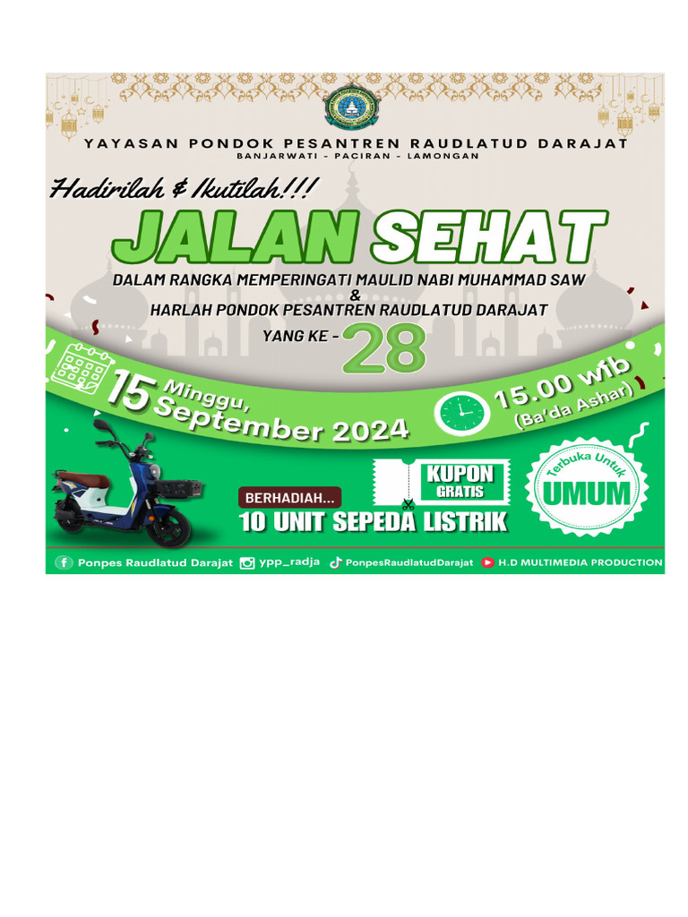 pamflet jalan sehat | PDF