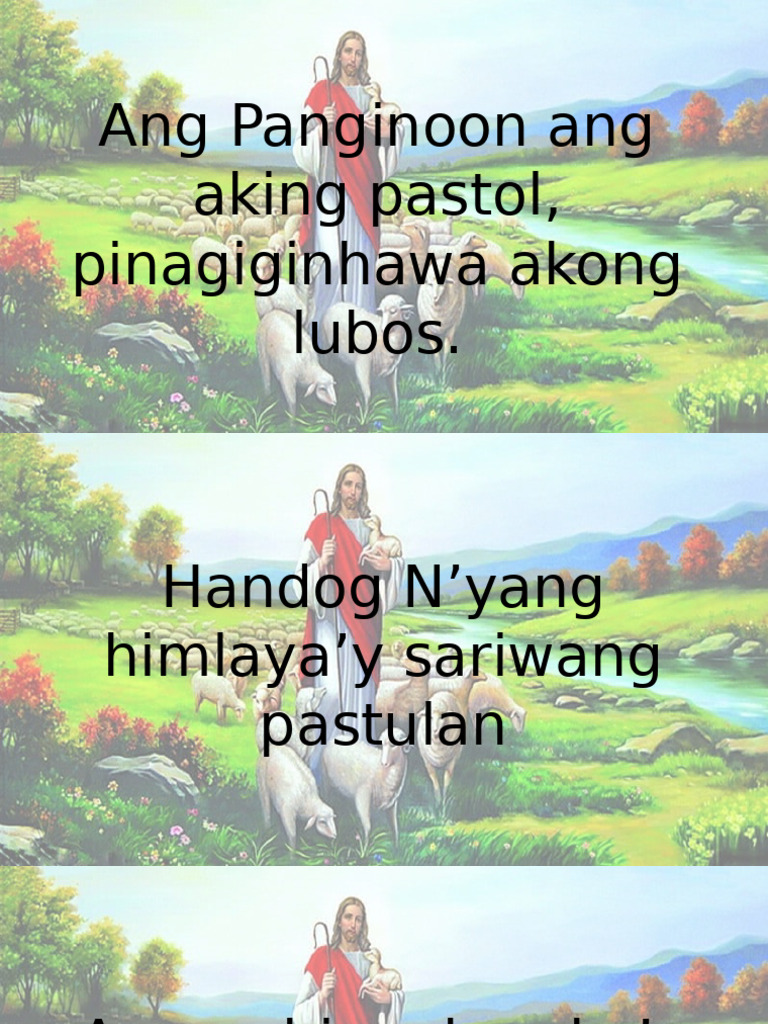 Ang Panginoon Ang Aking Pastol | PDF