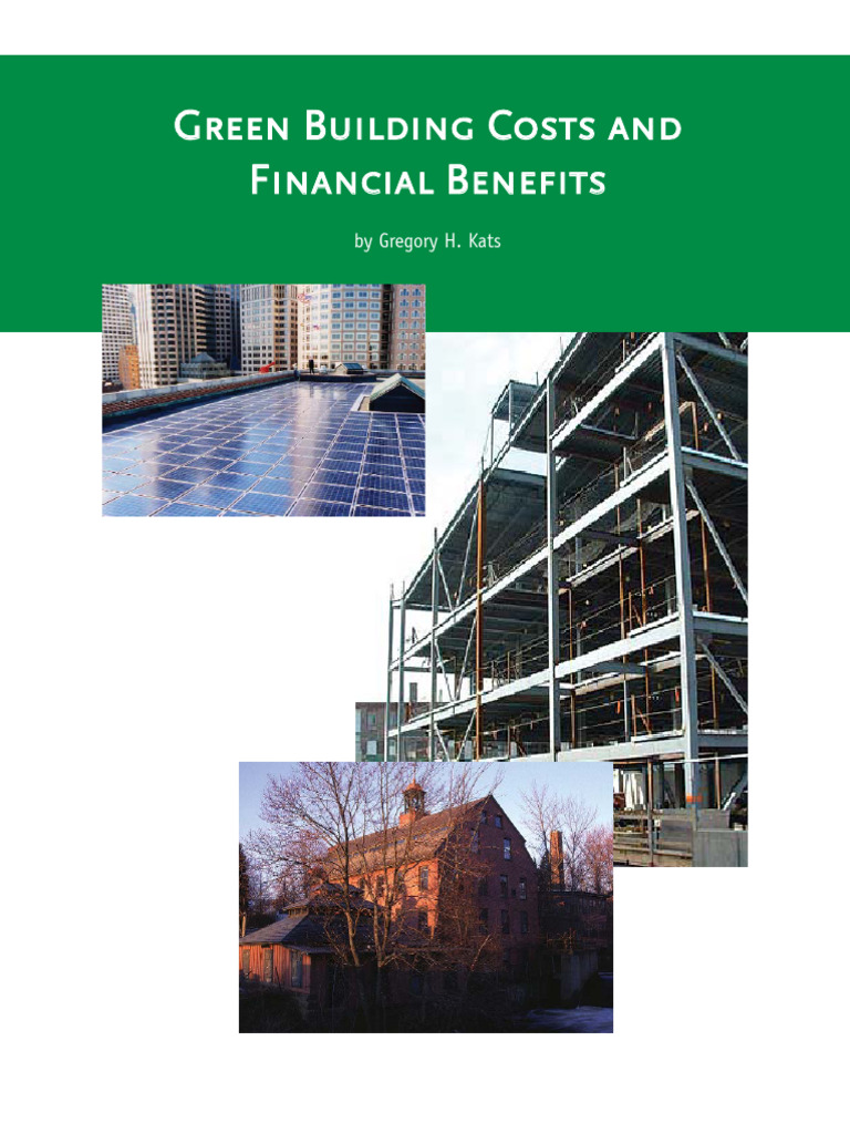 Green Building Costs and Financial Benefits | PDF | Business