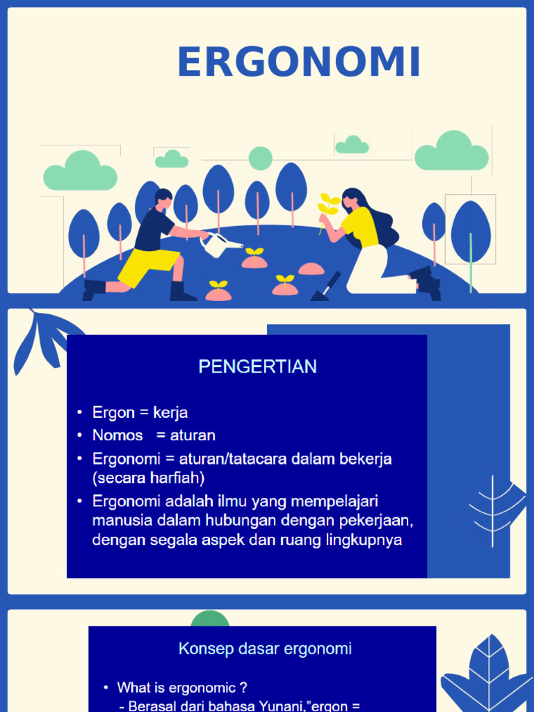 Ergonomi Bahan Ajar | PDF