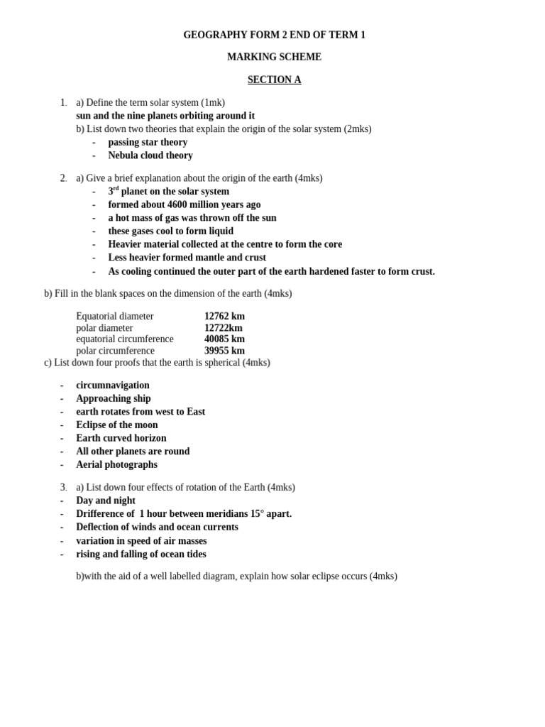 GEOGRAPHY-F2-M-SCHEME | PDF | Atmosphere Of Earth | Earth