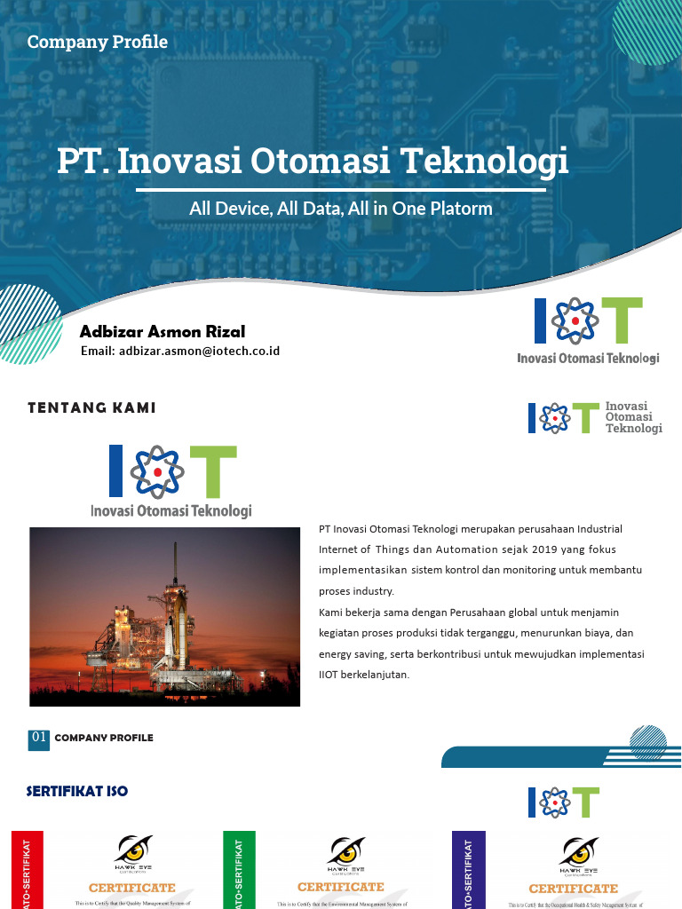 Company Profile IOT | PDF