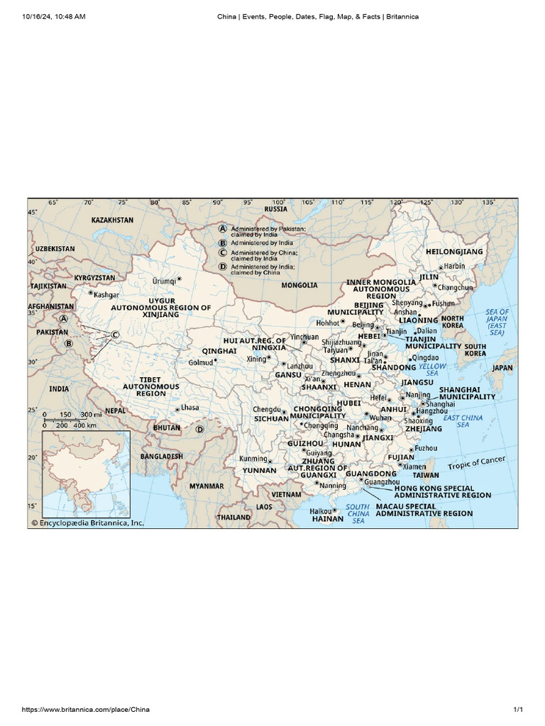 China - Events, People, Dates, Flag, Map, & Facts - Britannica | PDF