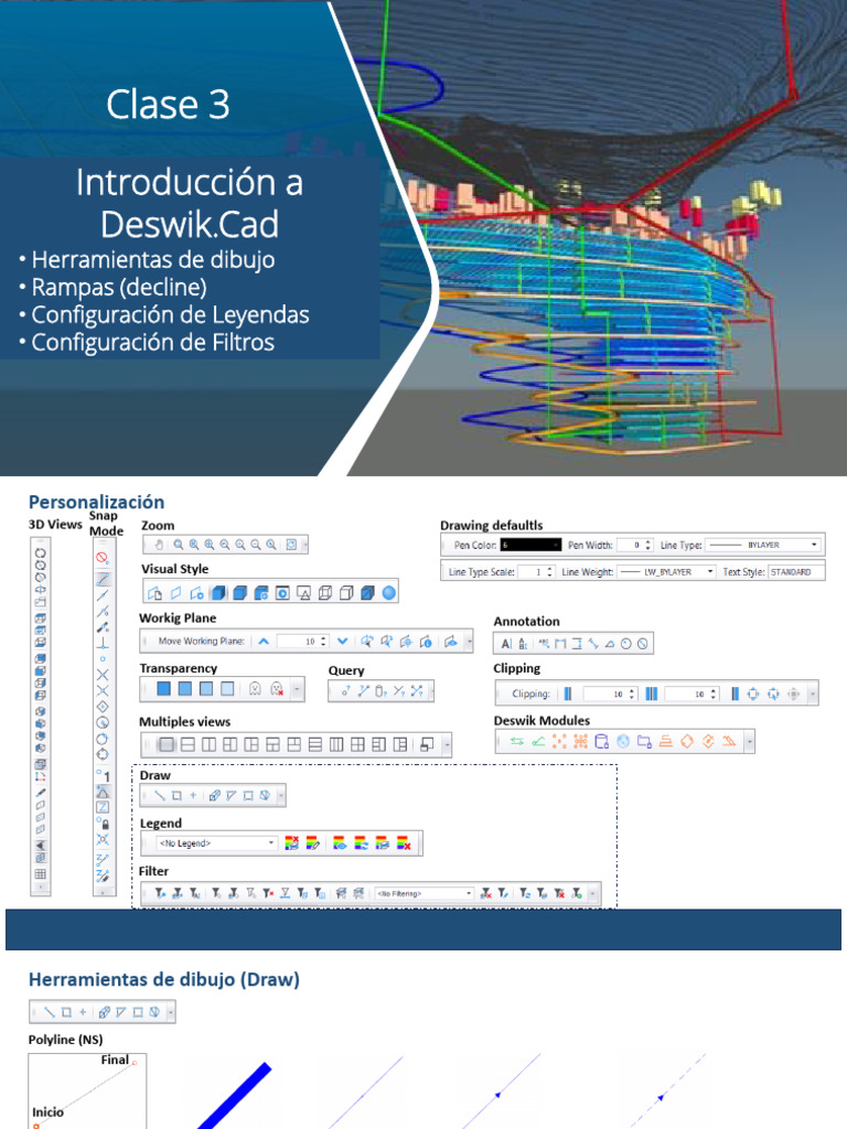 Clase 3 - Deswik.cad | PDF