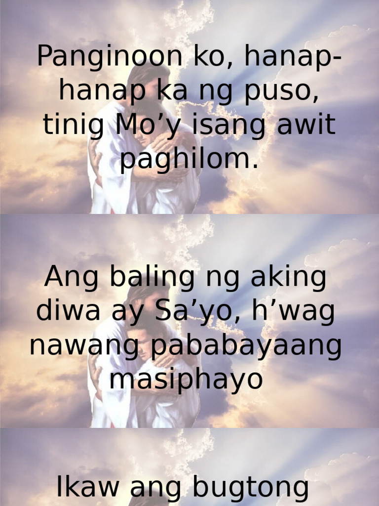 Awit NG Paghilom | PDF