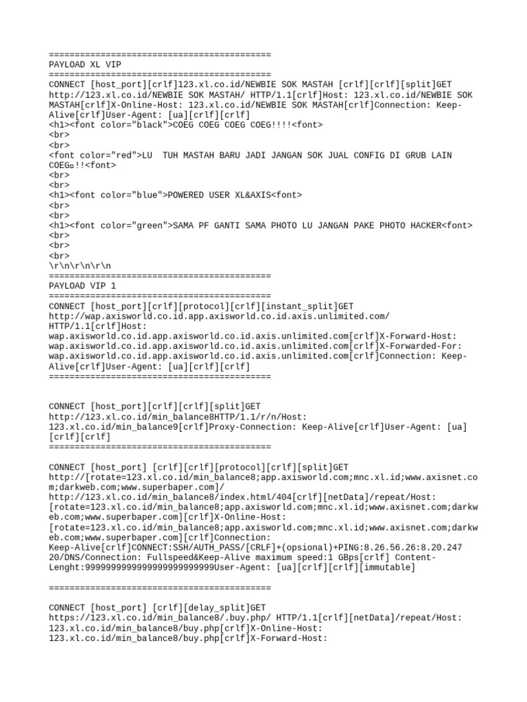 KUMPULAN PAYLOAD | PDF | Hypertext | Internet KUMPULAN PAYLOAD | PDF | Hypertext | Internet