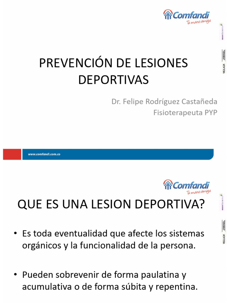 Prevencion de Lesiones Deportivas | PDF | Flexibilidad (anatomía) | Factores humanos y ergonomía